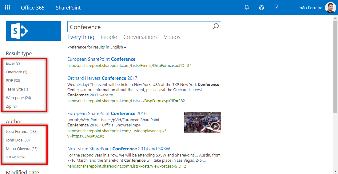 Activate SharePoint Search refiner count - HANDS ON SharePoint